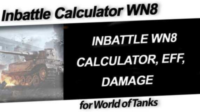 Download InBattle WN8 Calculator, EFF, Damage 2.1.0.1 / 1.39.0.0 for ...